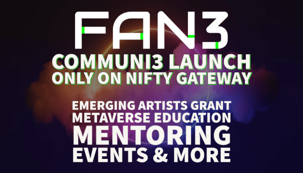 FAN3 Presents Inclusion: Nifty Gateway Drop Today | NFT CULTURE | NFT ...