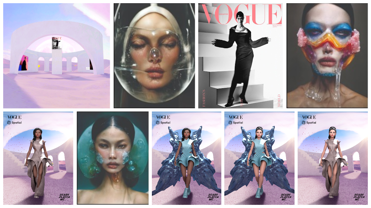 Vogue Singapore launches September issue themed ‘Fashion’s New World’ on Spatial metaverse ...