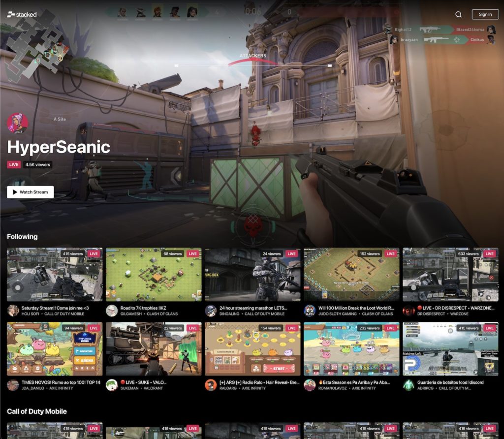Stacked: the web3 alternative to twitch raises $13m | NFT CULTURE ...